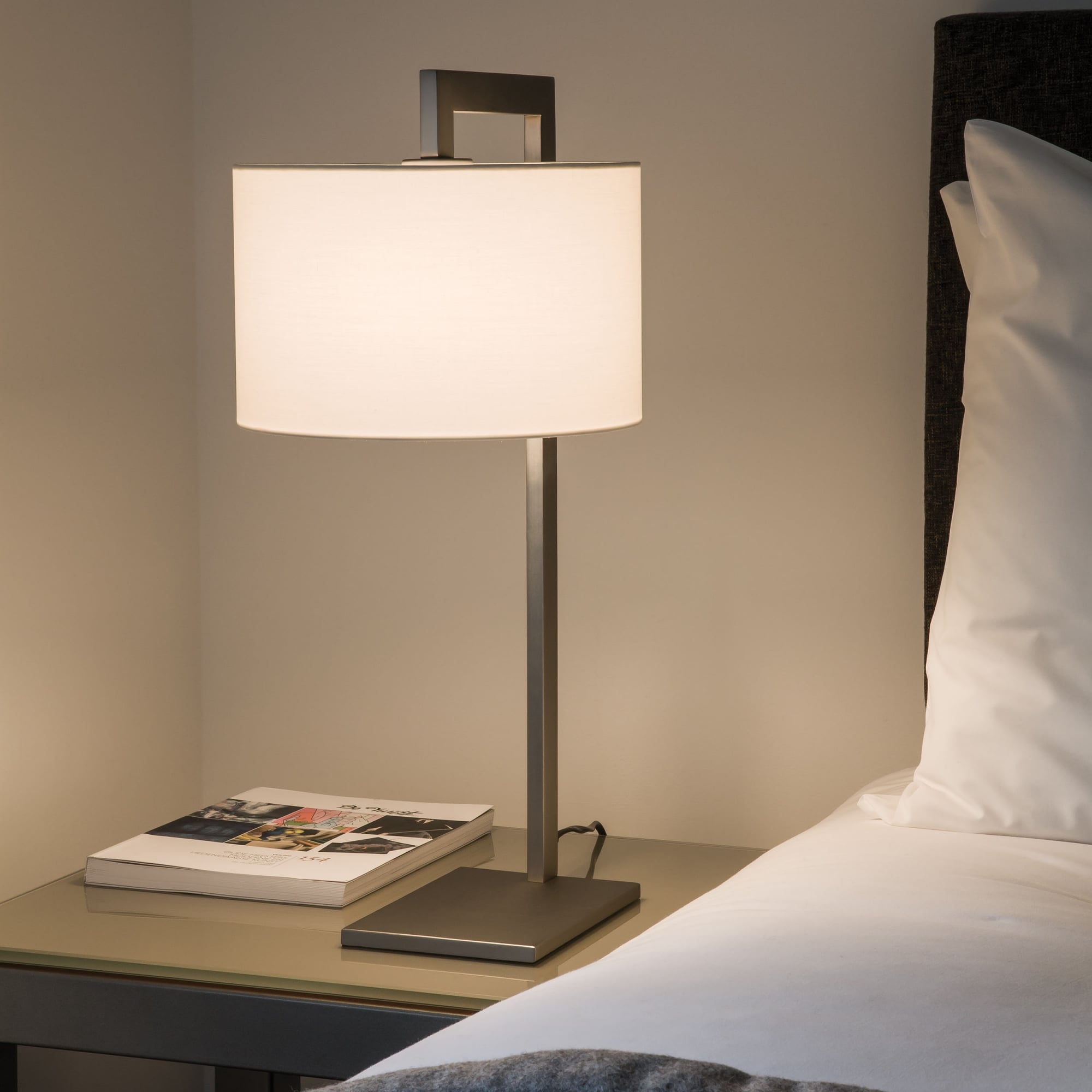 Astro Ravello Switched Table Light in Matt Nickel | Dusk Lights – Dusk ...