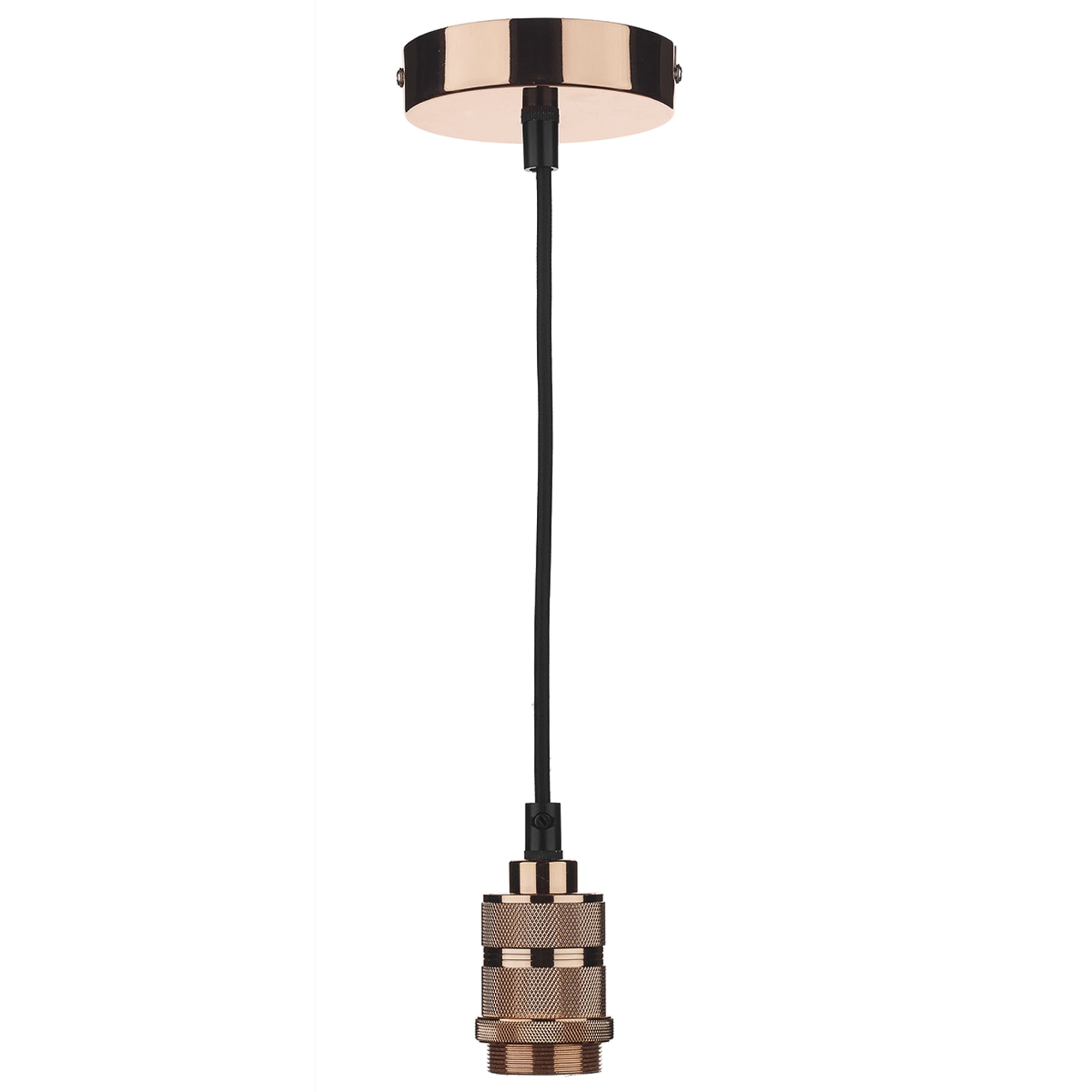 Dar Lighting Suspension Kit in Copper with Black Cable (60w max) | Dusk ...