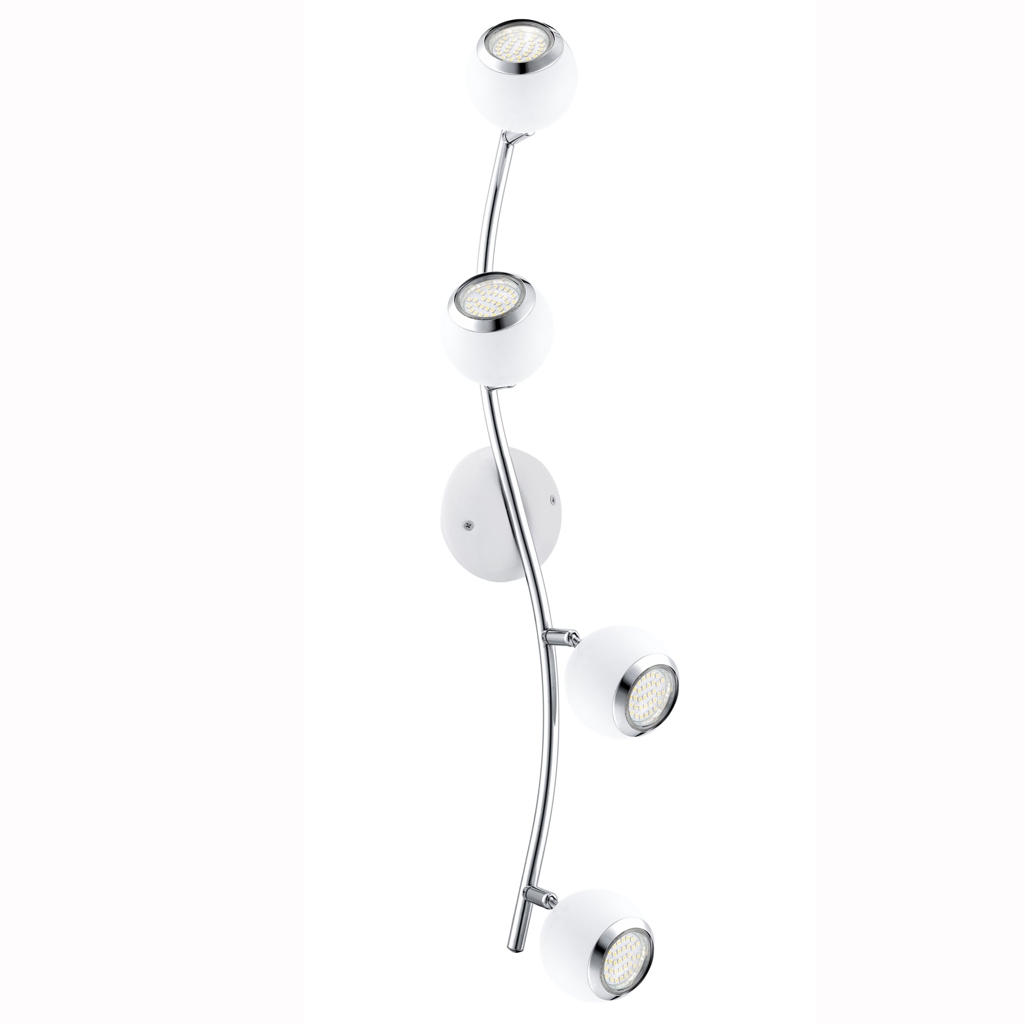 Eglo Bimeda LED Four Bar Spotlight in White | Dusk Lights – Dusk Lighting