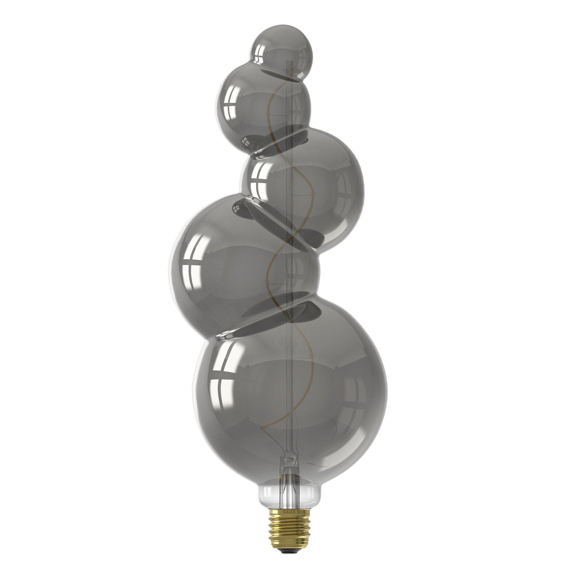 Calex E27 XXL Titanium Alicante Dimmable Extra Warm White LED 4W 1800K ...