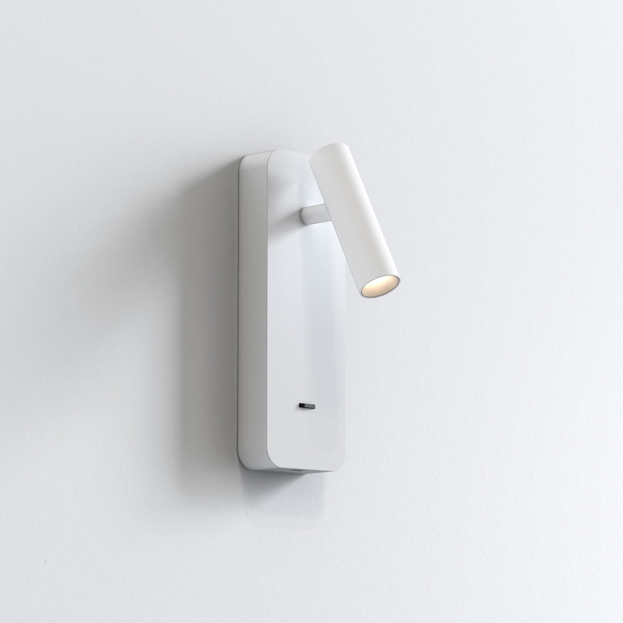 Astro Enna Surface Reader Light with USB in Matt White | Dusk Lights ...