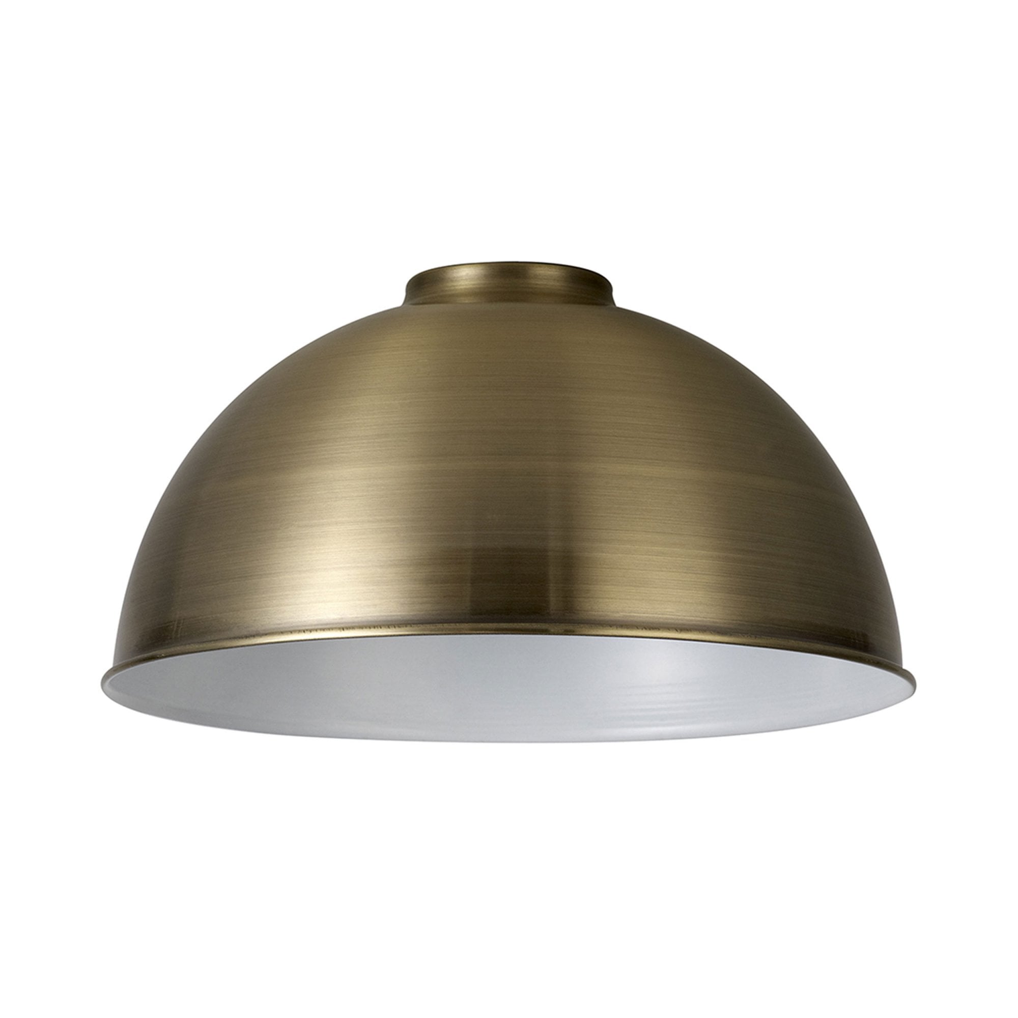 Lumiere Abode Dome 250mm Metal Lampshade in Brushed Bronze | Dusk ...