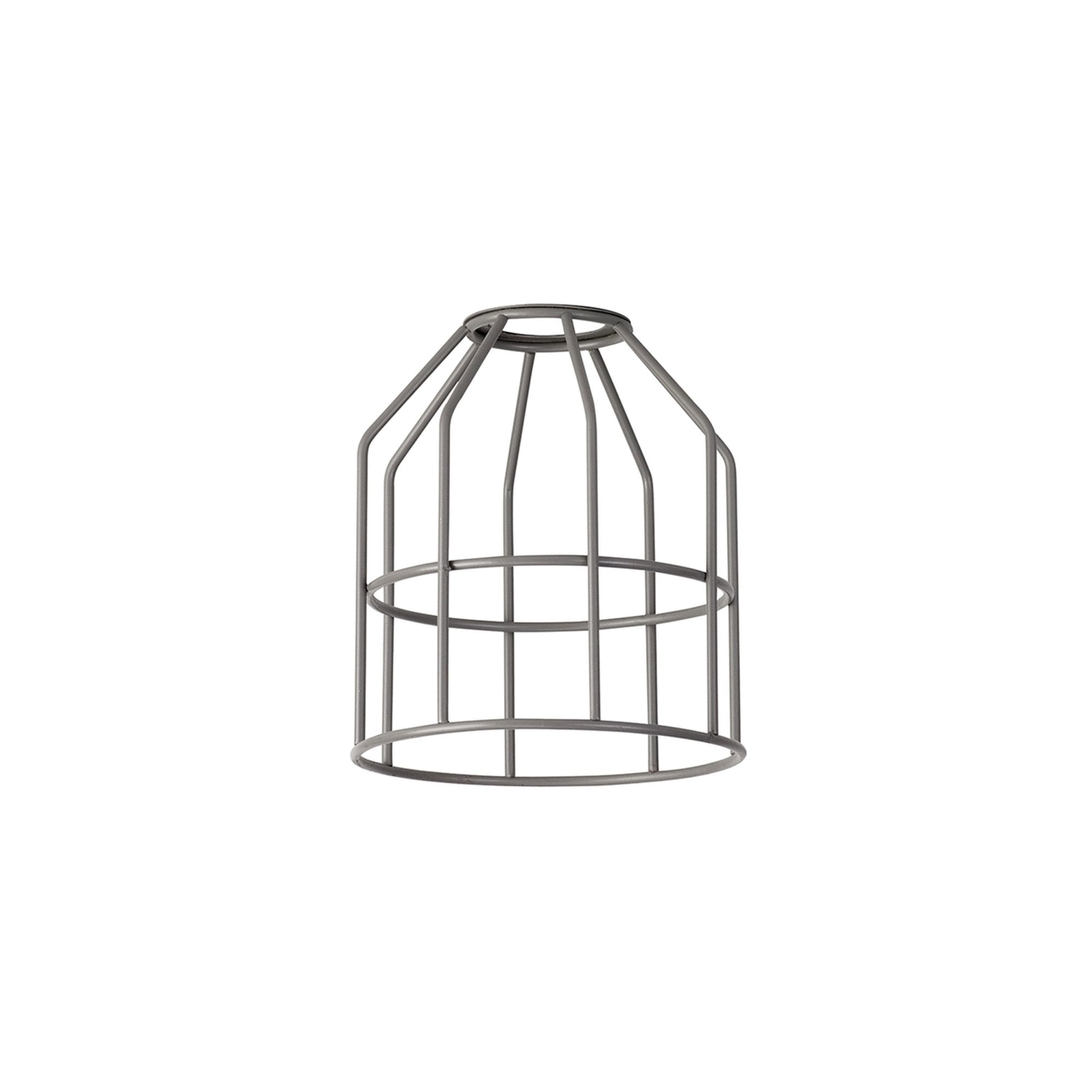 Lumiere Abode Cylinder 140mm Wire Cage Shade in Grey | Dusk Lights ...