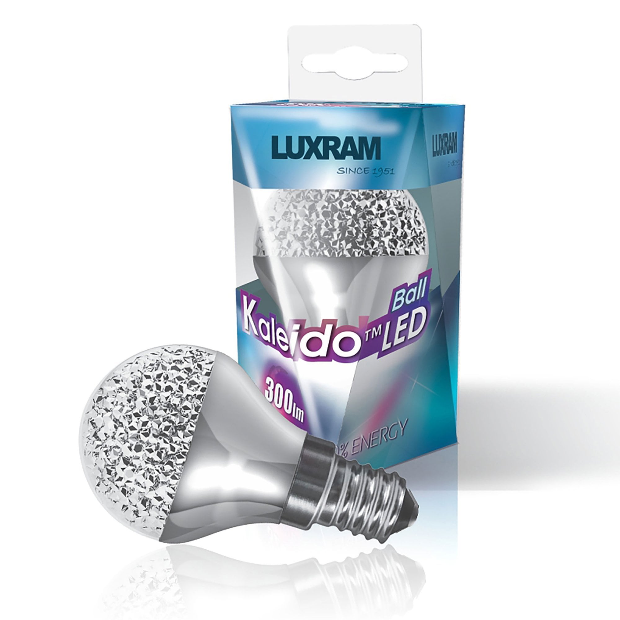 Luxram Kaleido E14 Dimmable Neutral White LED Golf Ball 3.5W 4000K ...