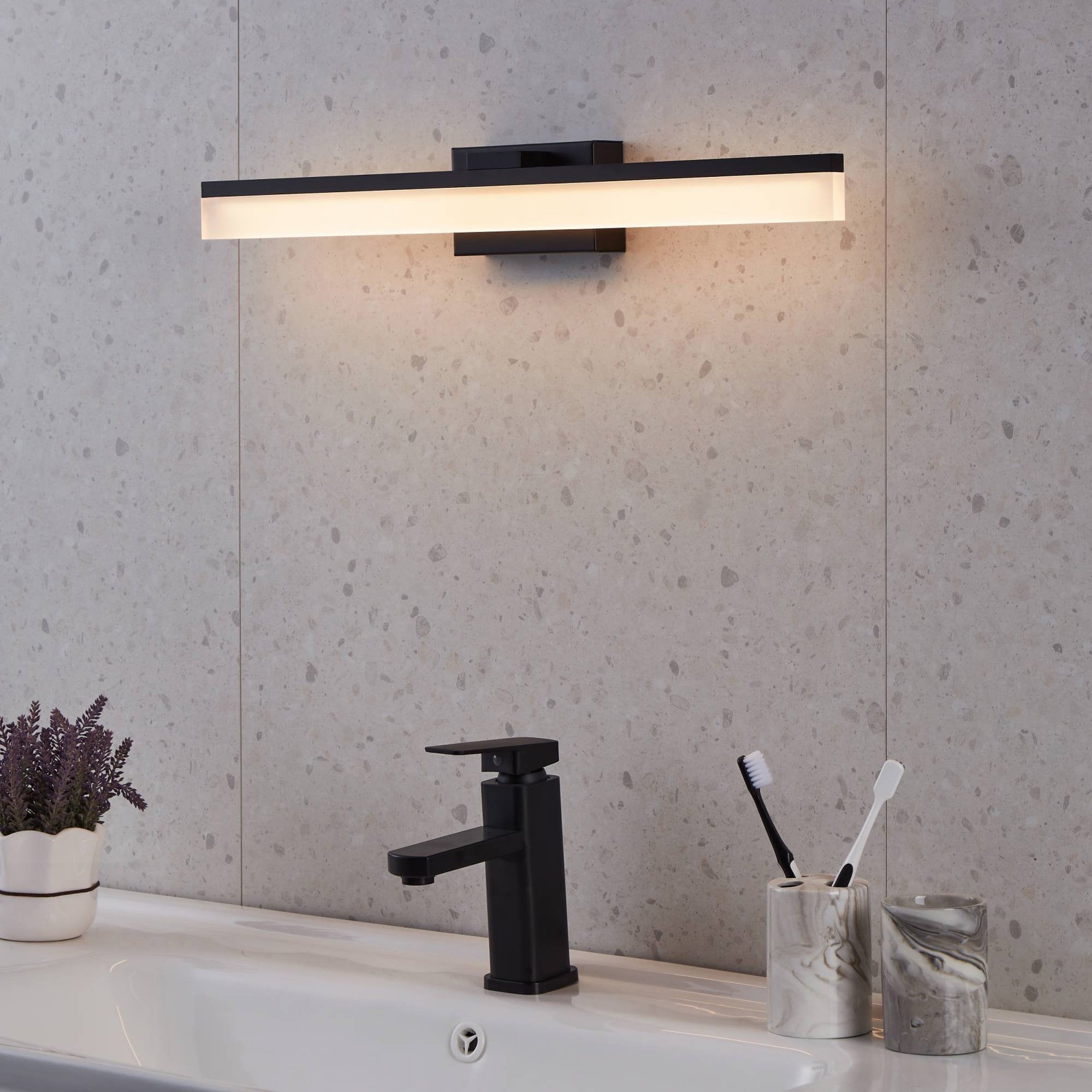 Eglo Palmital IP44 11w LED Wall Light in Black | Dusk Lights – Dusk ...