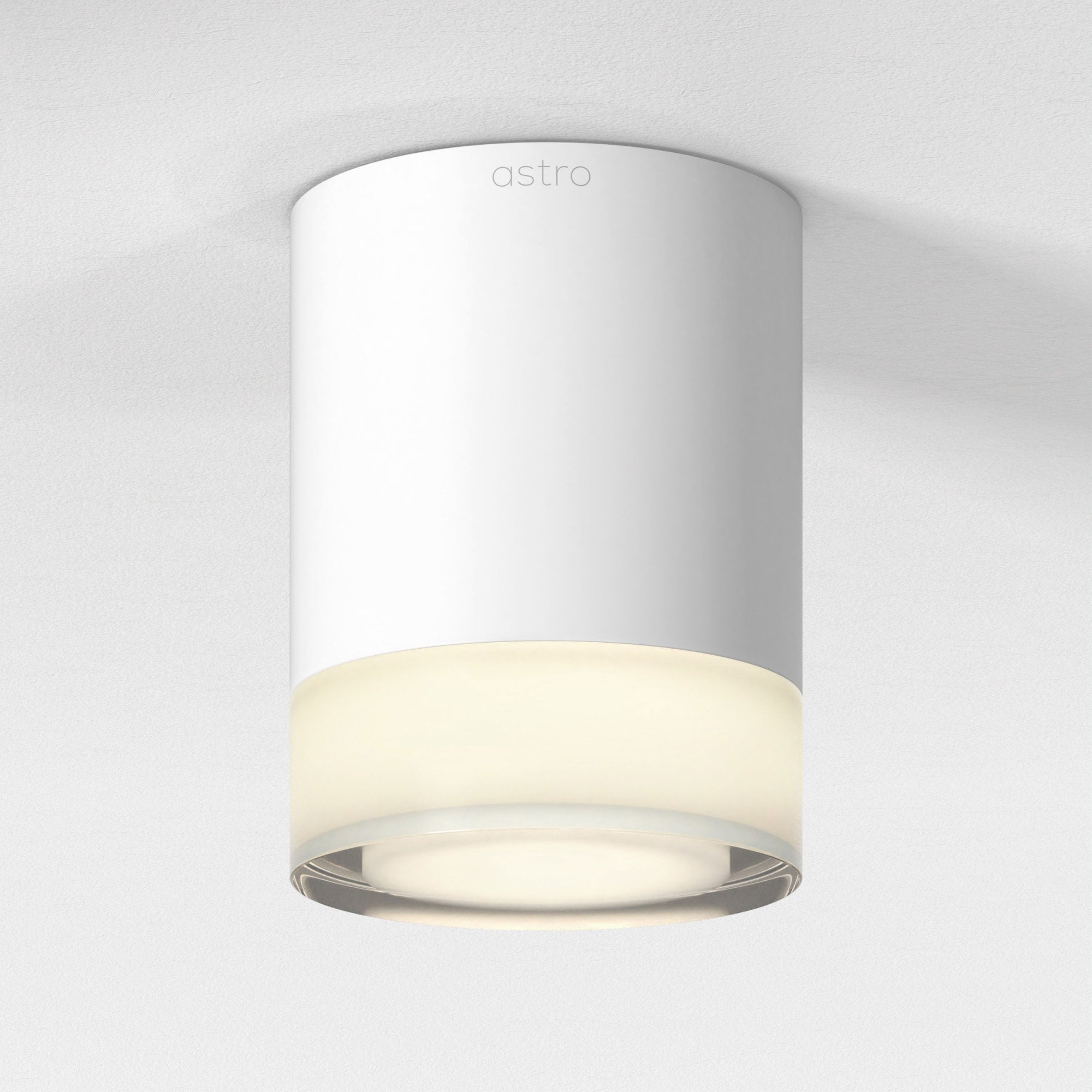 Astro Ottawa IP65 Surface Mounted Downlight in Matt White | Dusk Lights ...