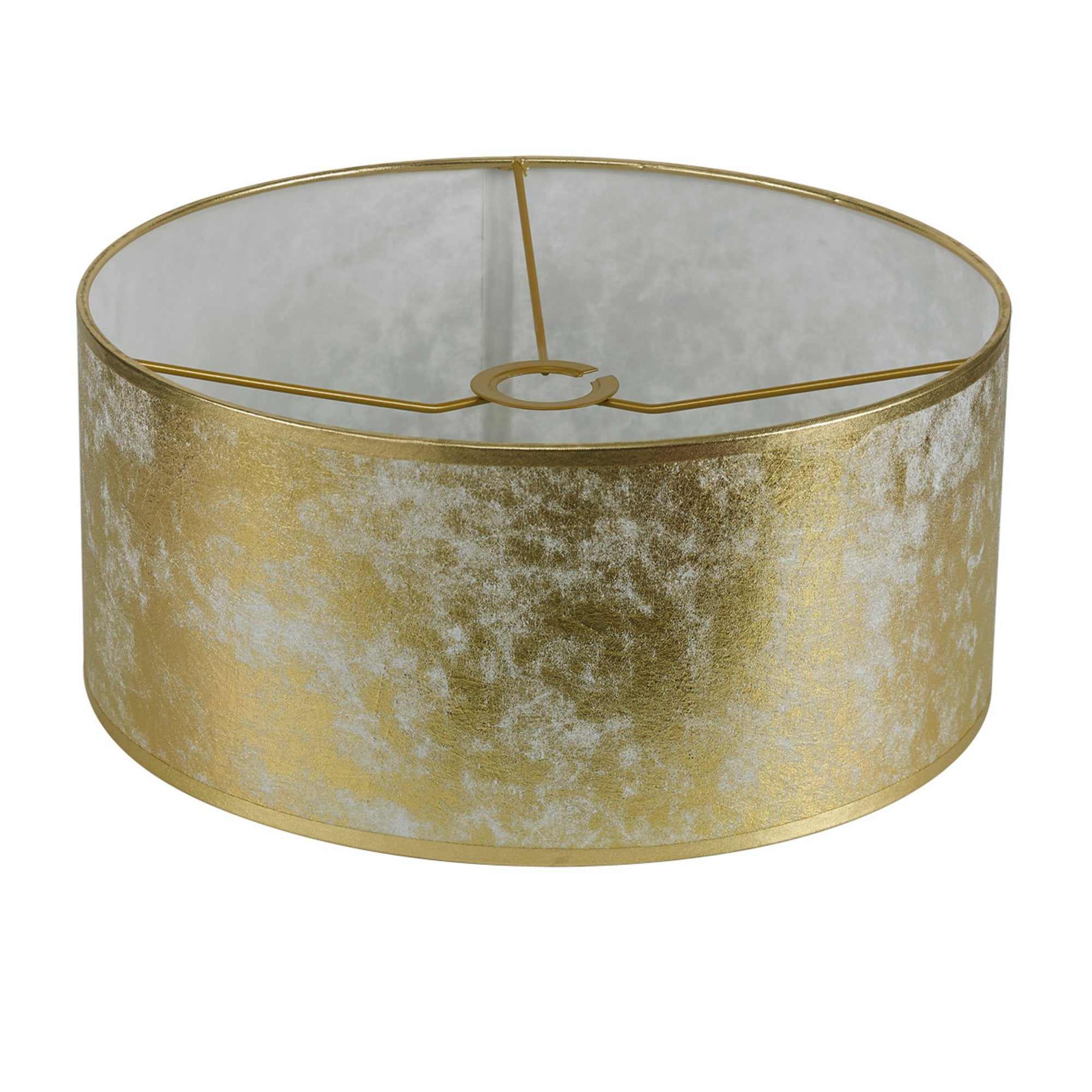 Deco Sigma 40cm Gold Leaf Drum Shade | Dusk Lights – Dusk Lighting