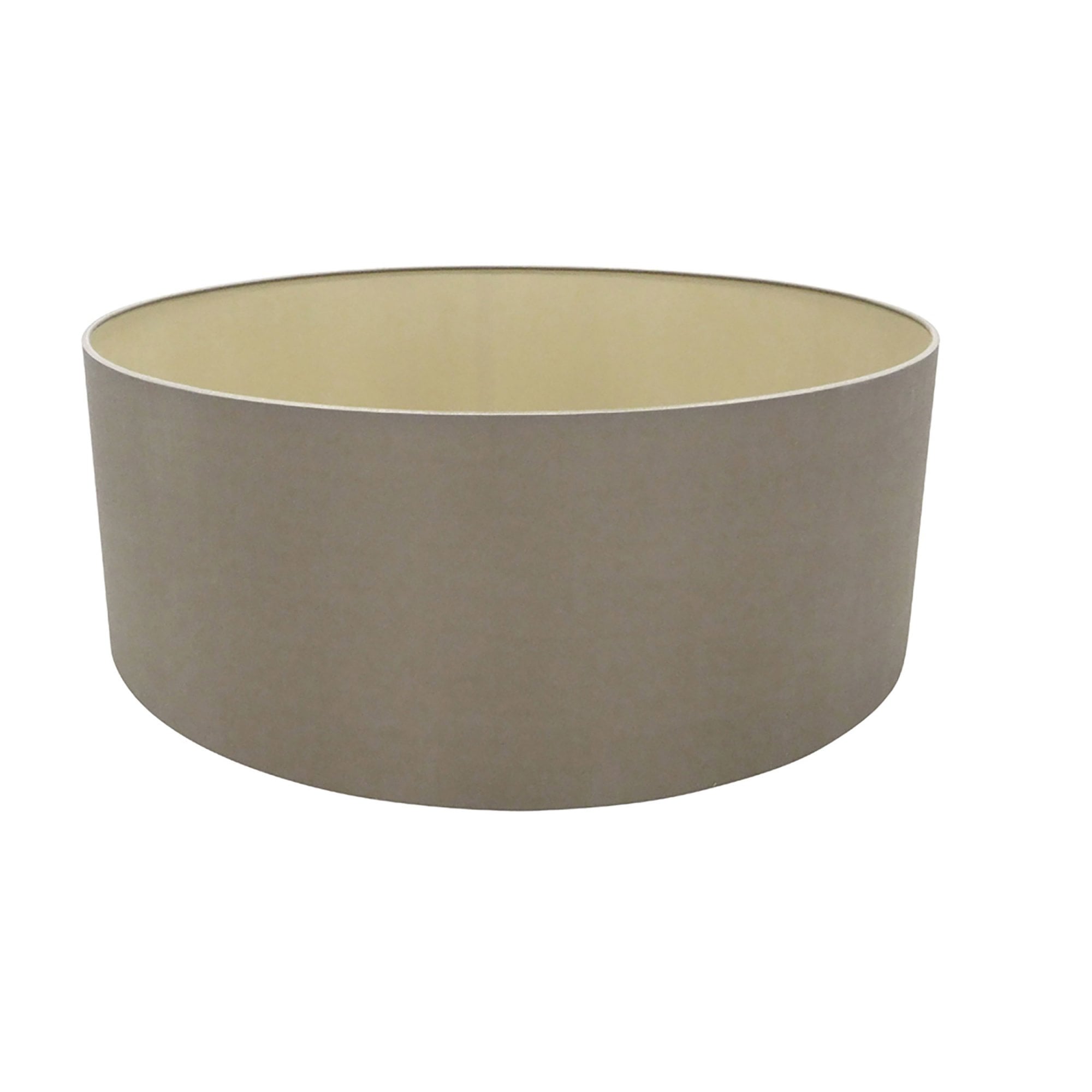 Deco Sigma 60cm Taupe Drum Shade With Gold Lining | Dusk Lights – Dusk ...