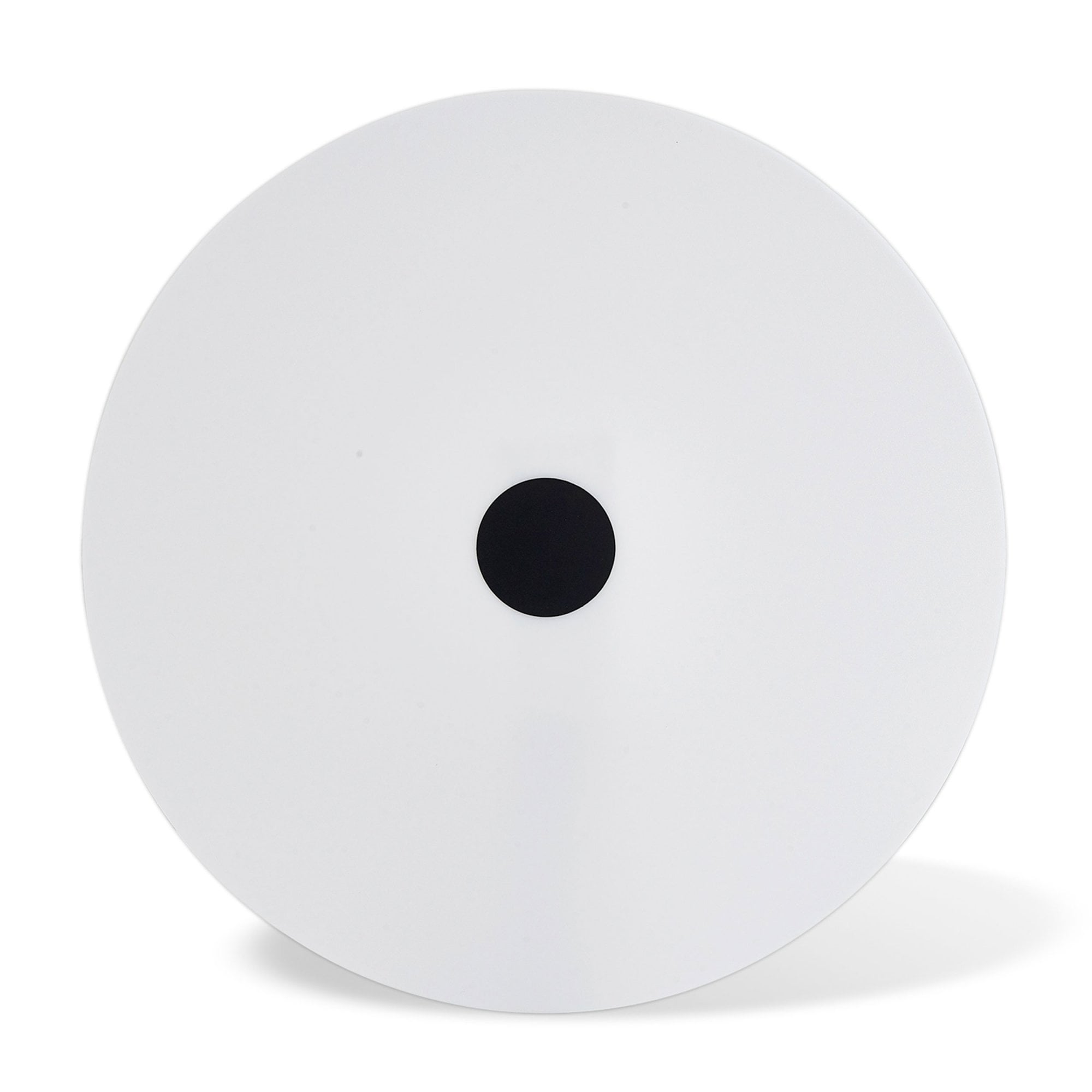 Deco Universal 50cm Frosted Acrylic Diffuser Disk In White With Black ...