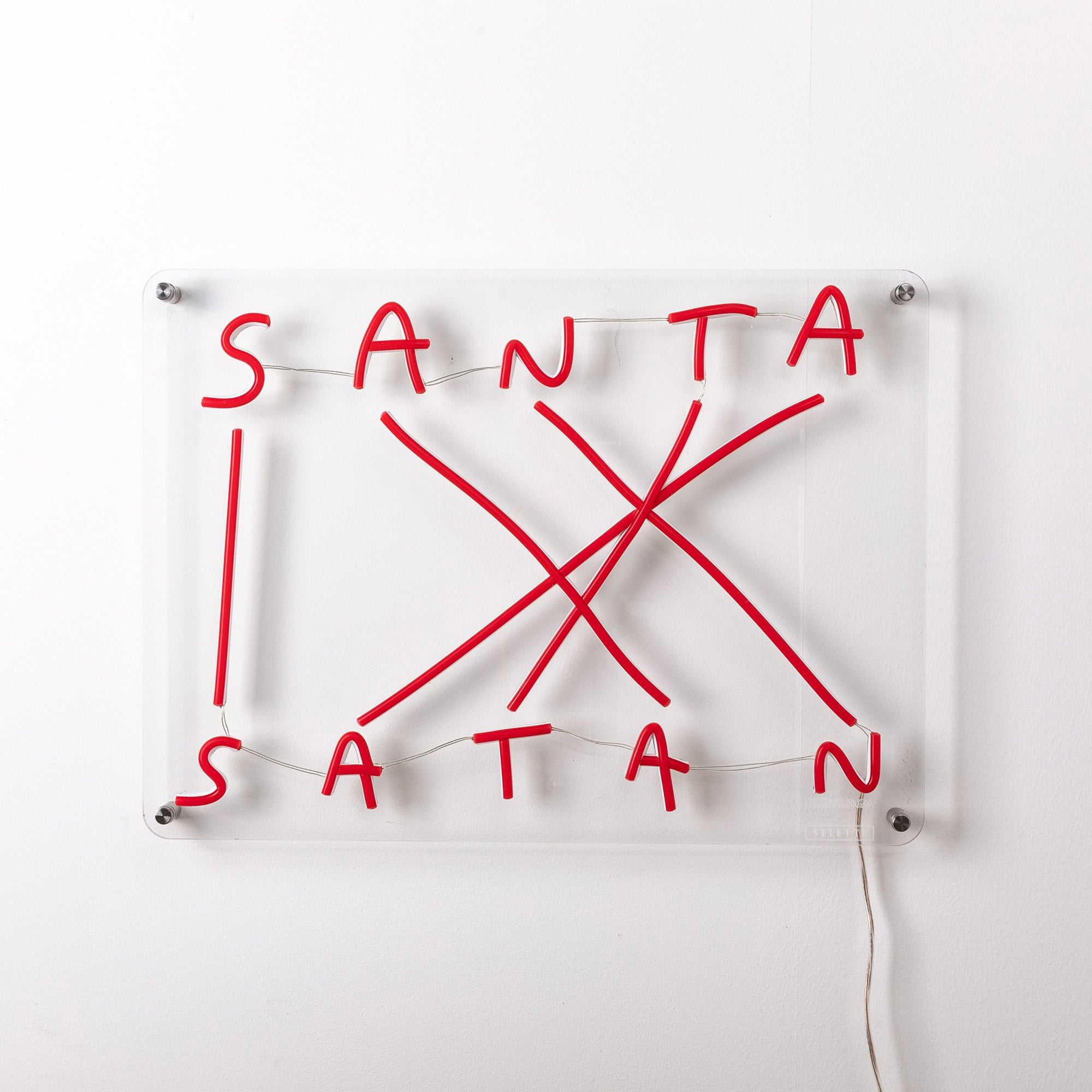Seletti SANTA SATAN LED Plugged Wall Lamp | Dusk Lights – Dusk Lighting