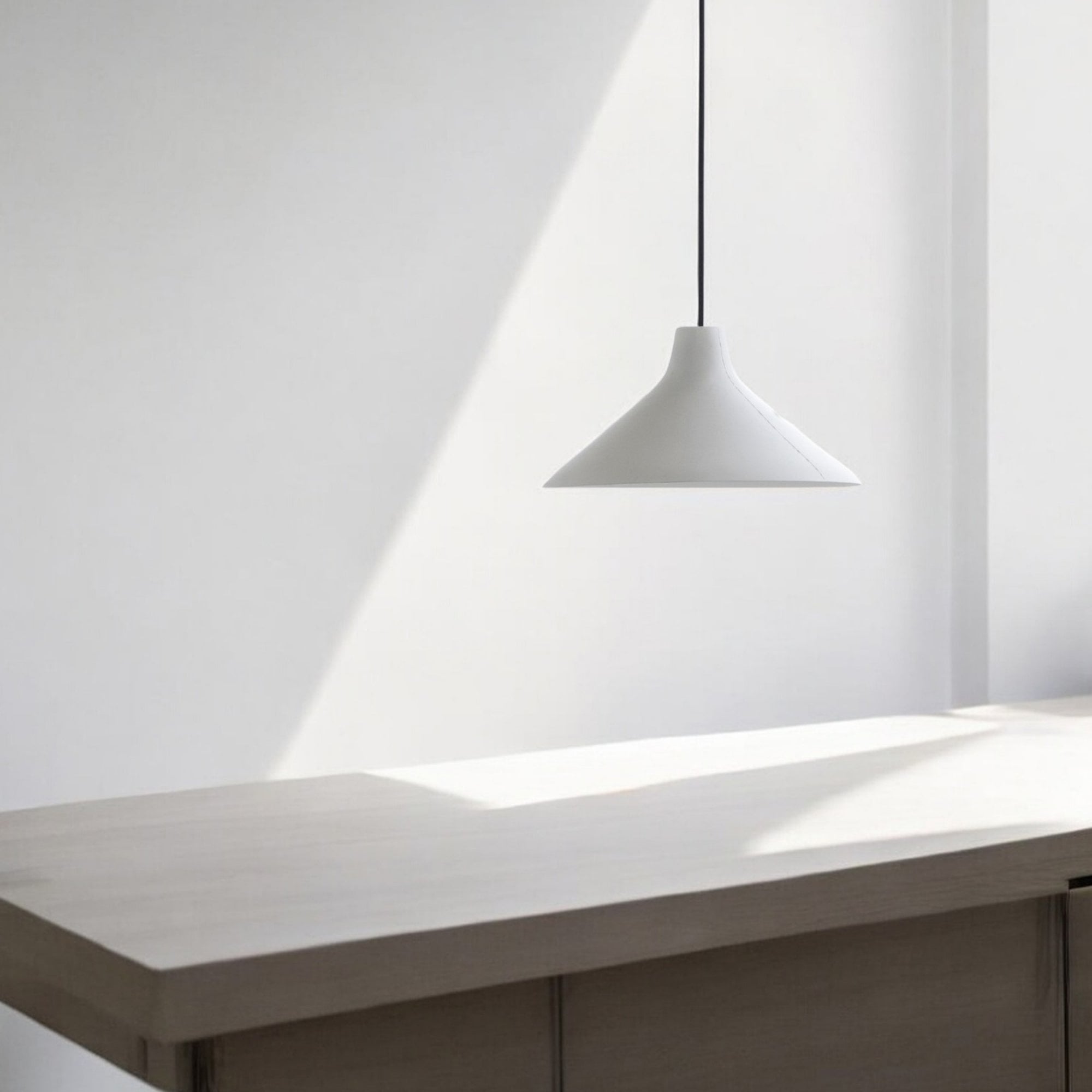 Serax Seam Large Pendant In Black With White Porcelain Shade | Dusk ...