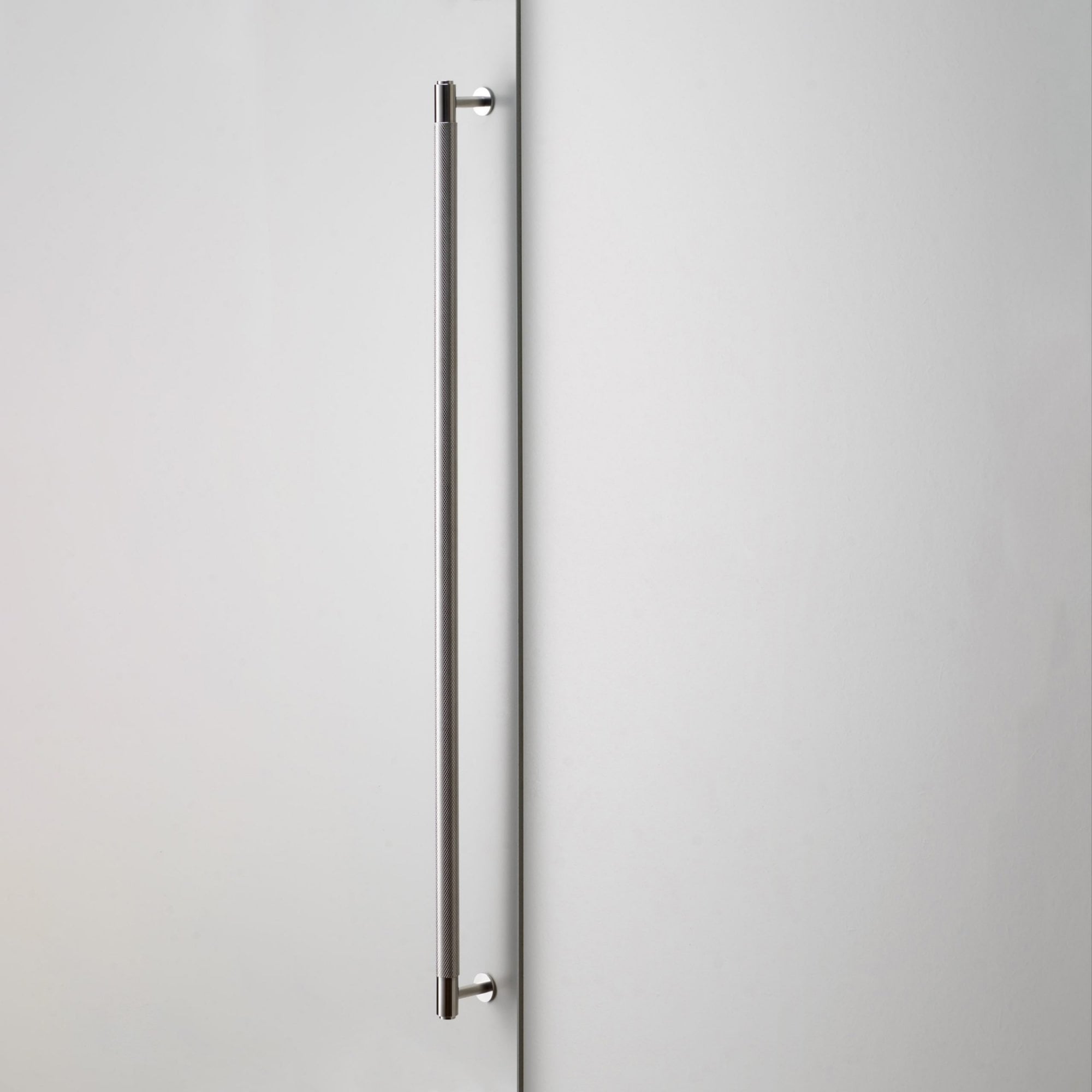 Buster + Punch Hardware Knurled Closet Bar Handle In Solid Stainless ...