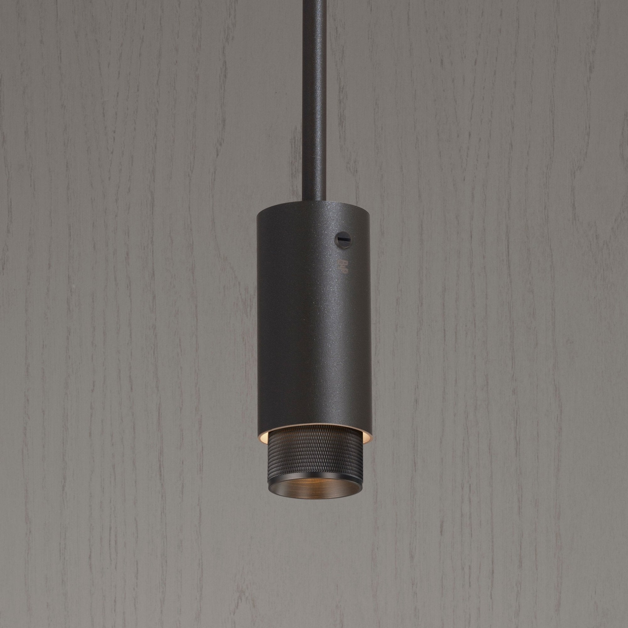 Buster + Punch Exhaust Single Drop Pendant Spotlight in a Graphite ...