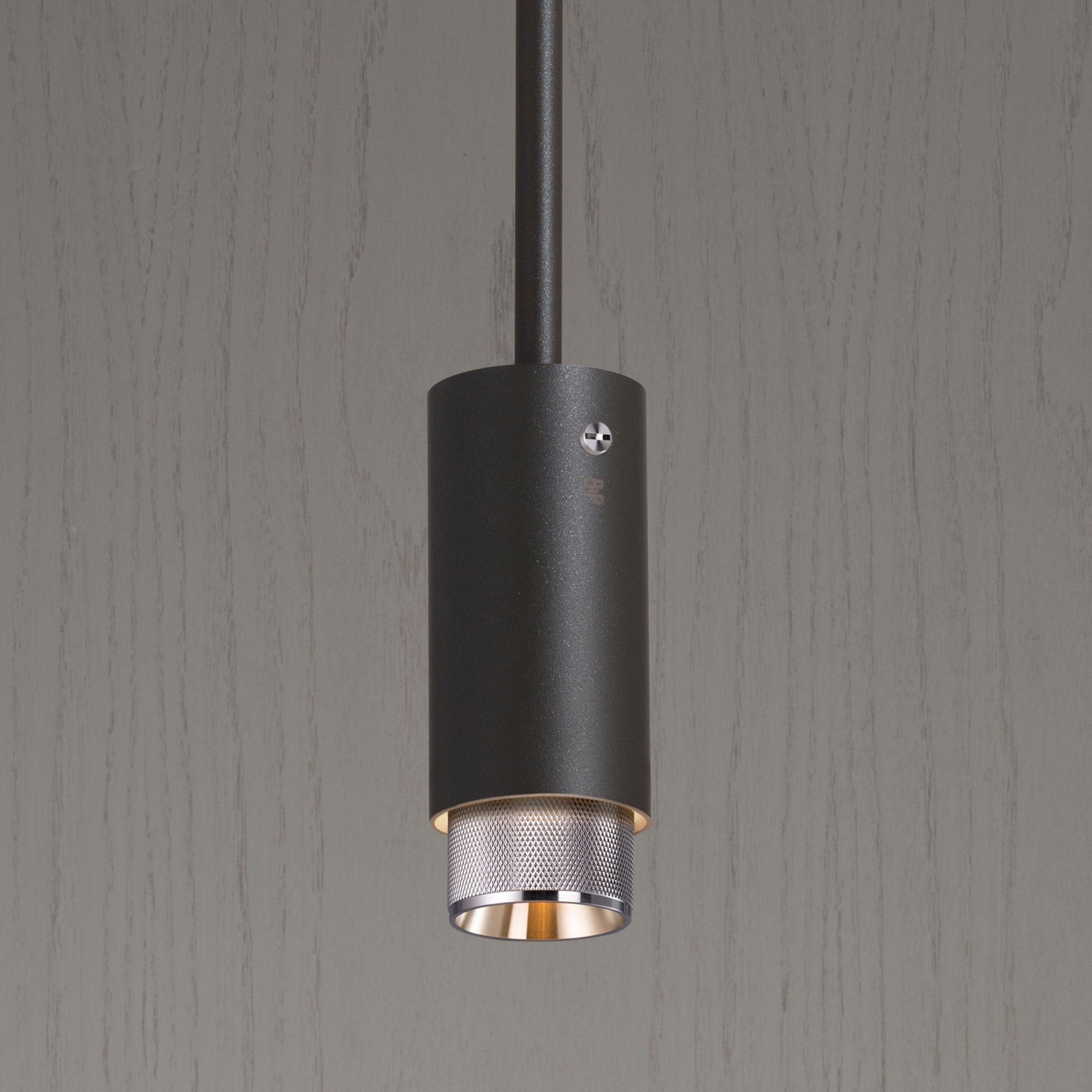 Buster + Punch Exhaust Single Drop Pendant Spotlight in a Graphite ...