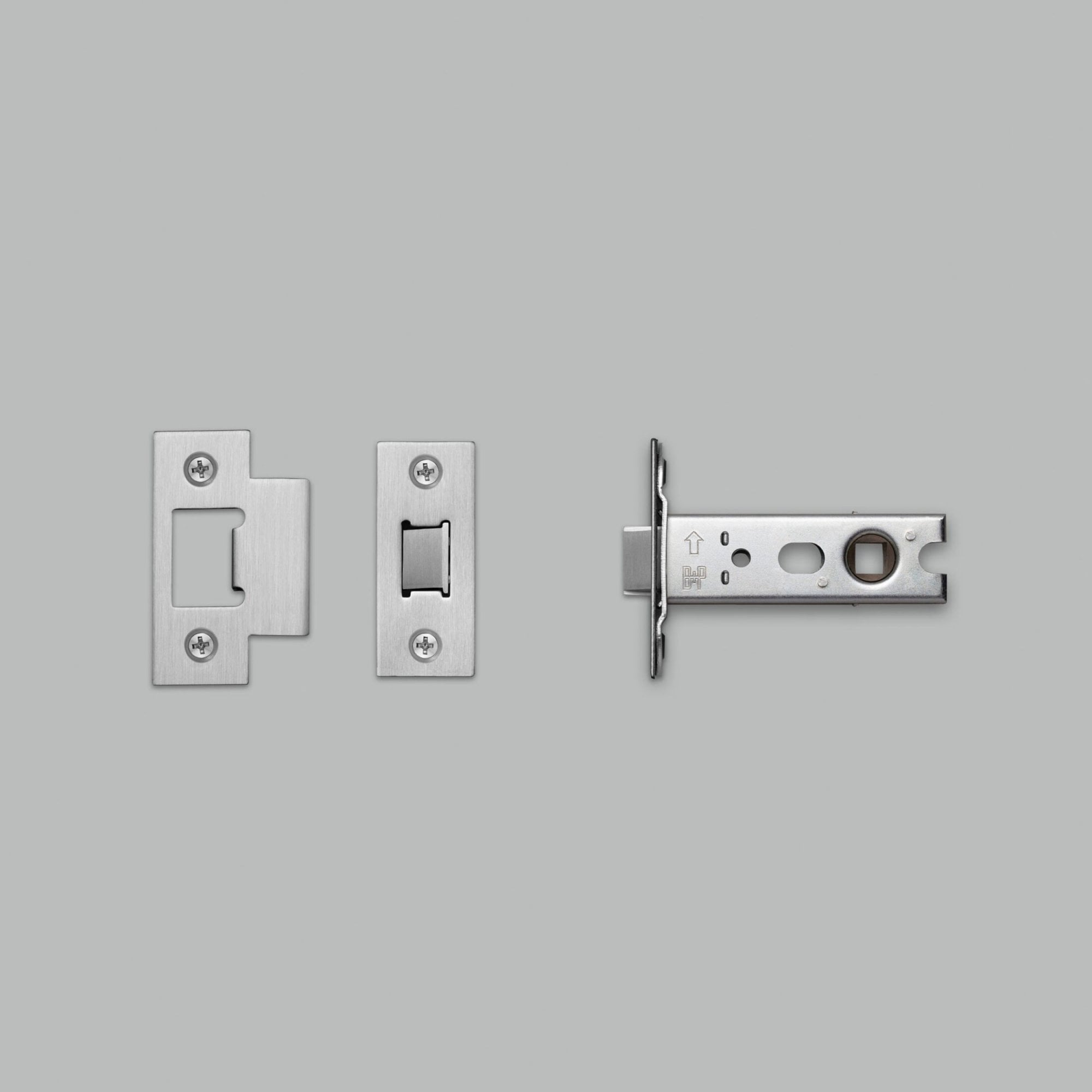 Buster + Punch Hardware 57mm Tubular Door Handle Latch In Steel | Dusk ...