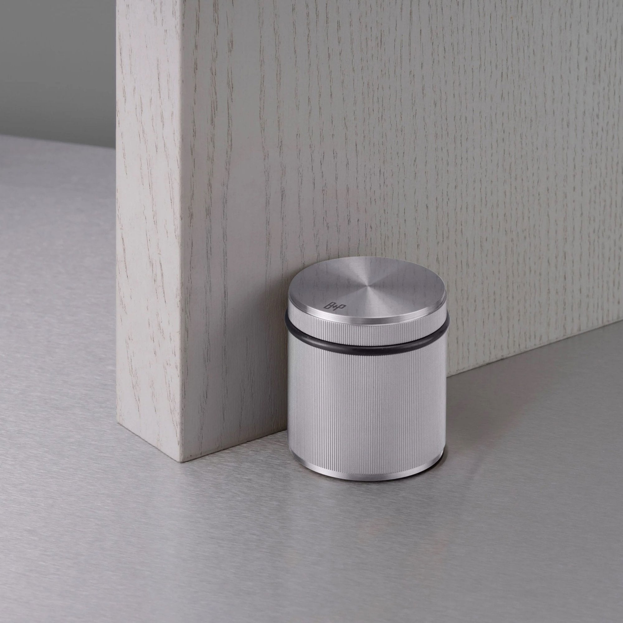 Buster + Punch Hardware Free Standing Linear Knurled Door Stop In Steel ...