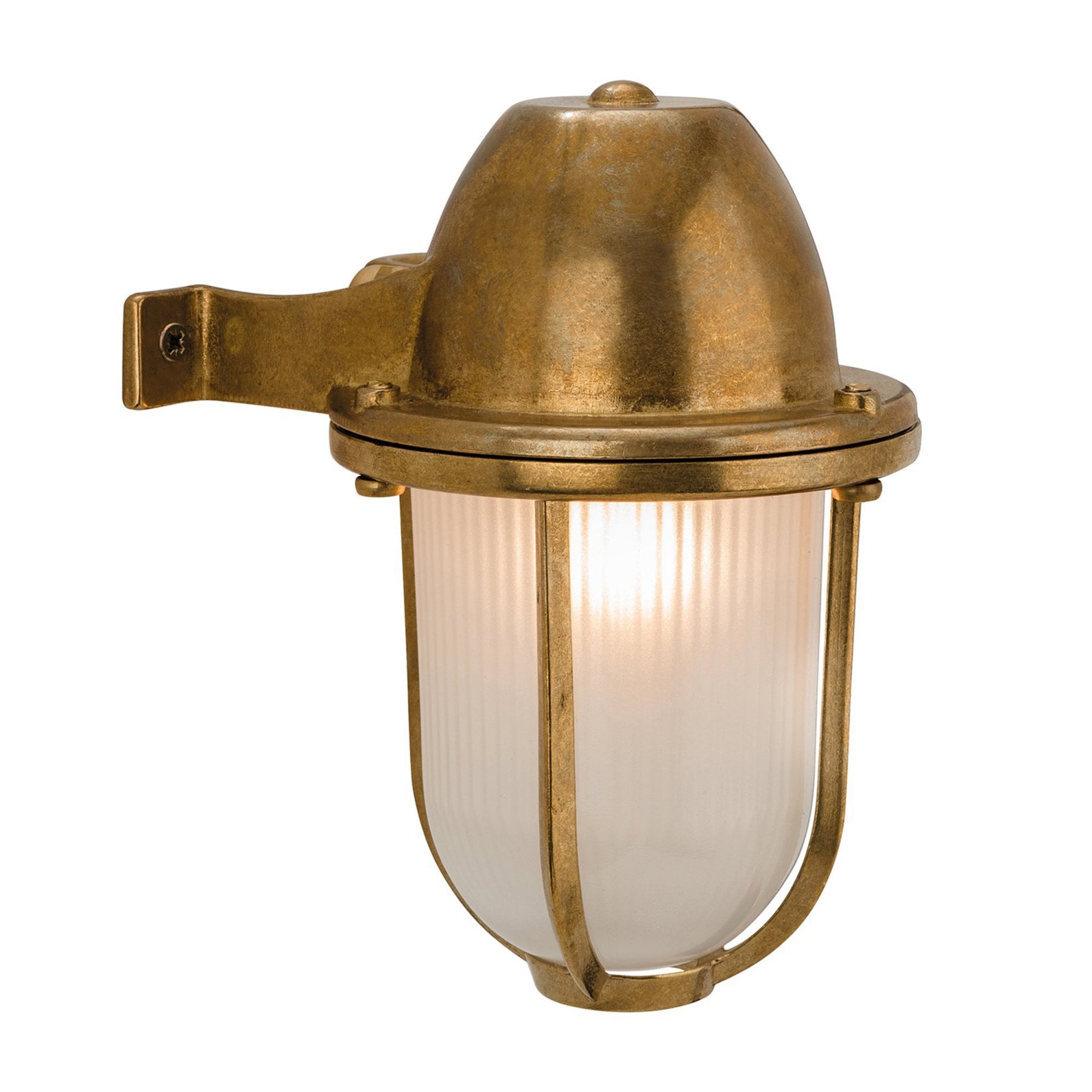 Nautic Classic Solid Brass IP64 Wall Light in Brass – Dusk Lighting